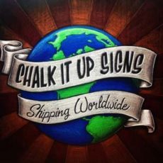 Hand drawn, chalk art signs, custom chalkboard signs, menu chalkboards ...